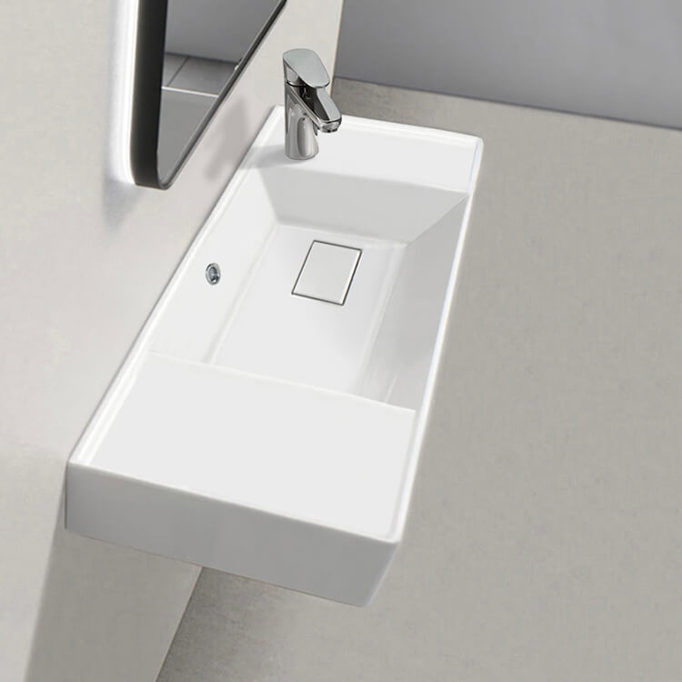 CeraStyle 044700-U Bathroom Sink, Sharp | Nameek's