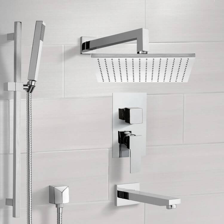 Remer TSR9509 Tub and Shower Faucet, Estate | Nameek's